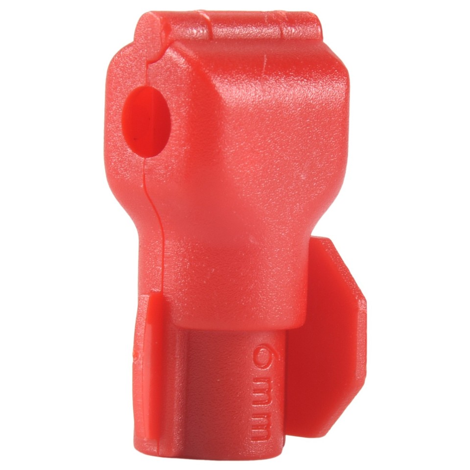 Peg Hook Lock Stop Lock 100 Pieces Plastic Red Stop Lock -Theft Lock ...