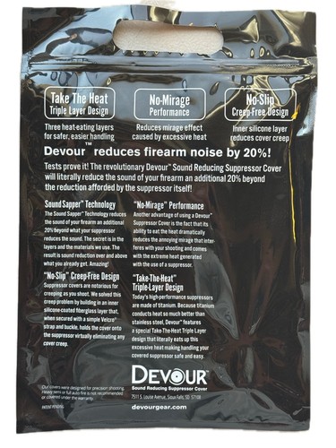 Devour Suppressor Cover 9" Black | eBay