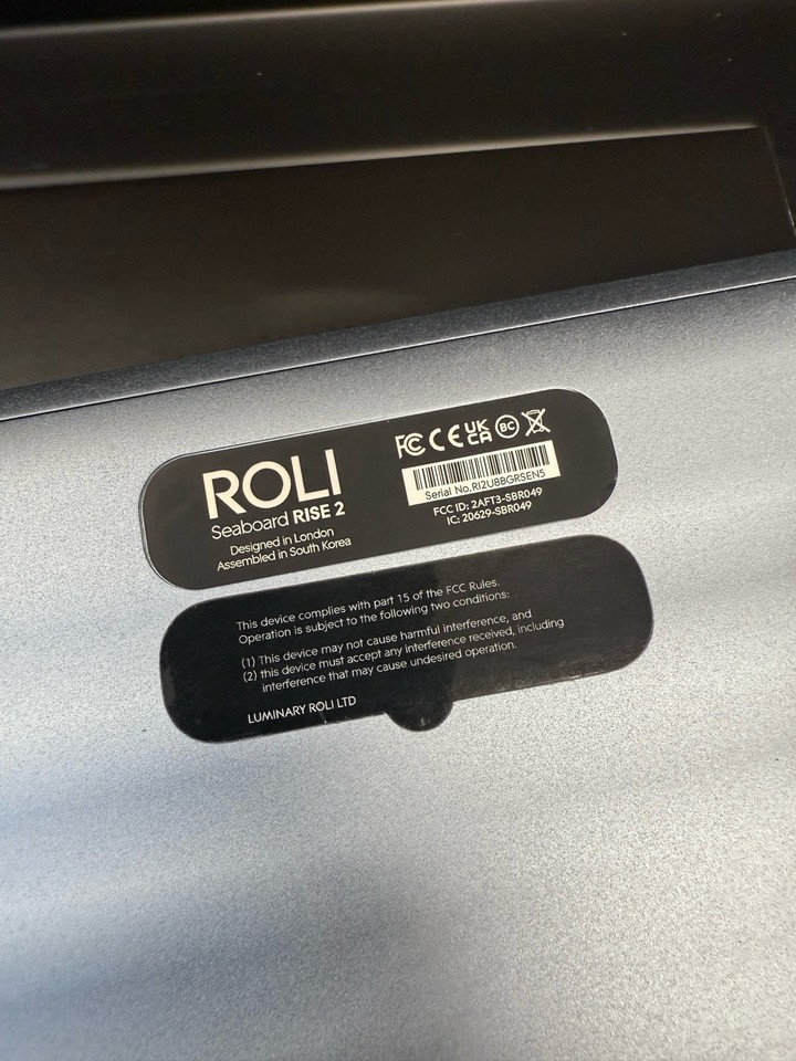 ROLI Seaboard RISE 2 MIDI Controller Keyboard – Touch Responsive MPE ...