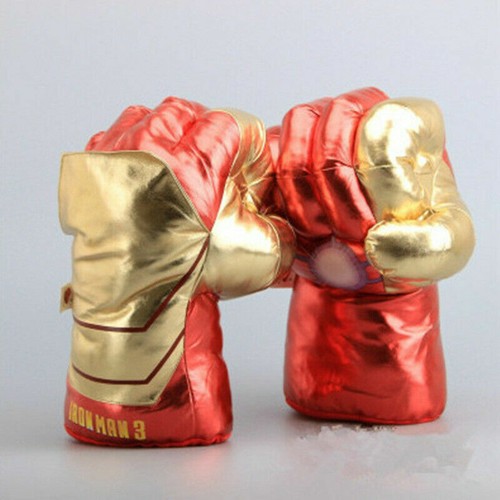 Super Hero Gloves Smash Hands Hulk Ironman Punching Boxing Fists Kids ...