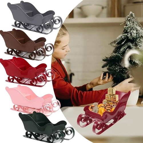 Desktop Decoration Christmas Sled Christmas Fireplace Figurines | eBay