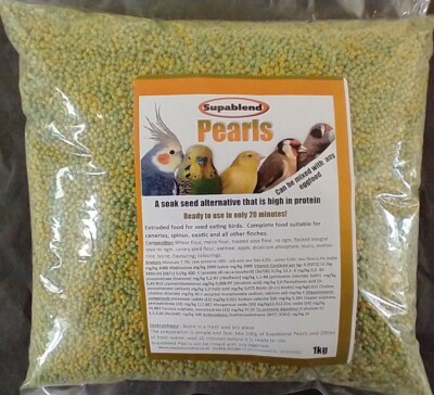 SUPABLEND PEARLS 1KG AN ALTERNATIVE TO SOAK SEED READY TO USE IN 20 ...