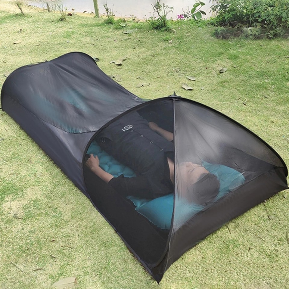 Pop Up Travel Personal 1 Man One Person Portable Mosquito Net Bug Mesh ...