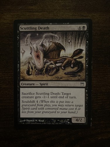Scuttling Death (142) Champions of Kamigawa MTG Magic The Gathering ...