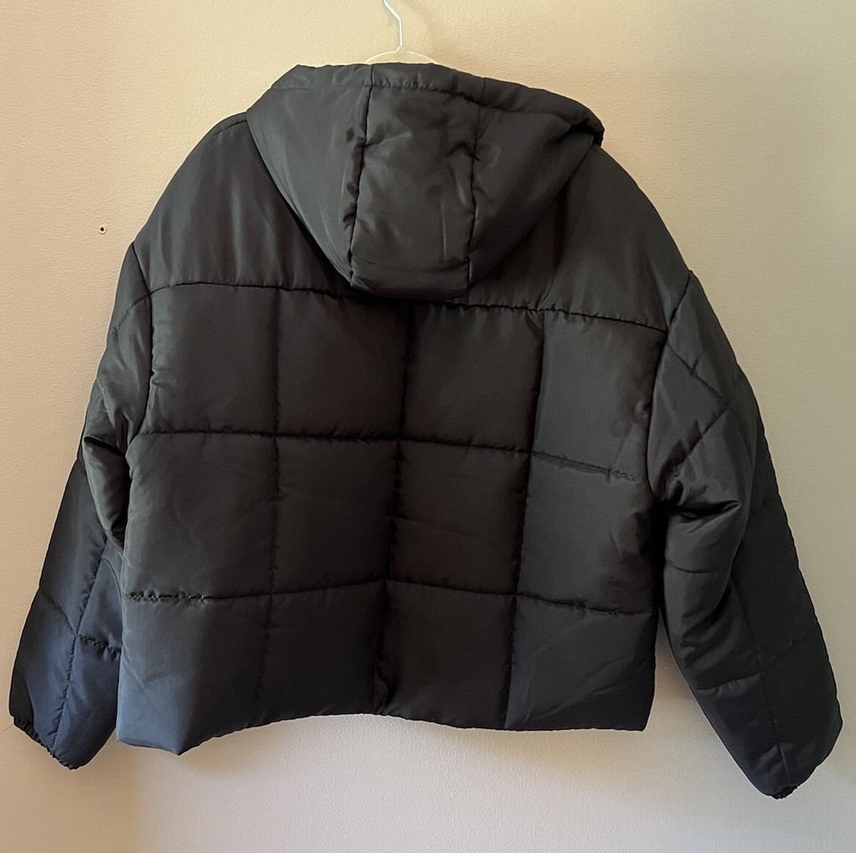 NWT Nike Women's Large Therma Fit Padded Hooded Jacket Coat FB7672-010 ...