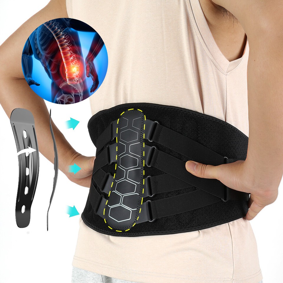 Adjustable Lower Back Brace Lumbar Support Waist Belt for Men Women ...
