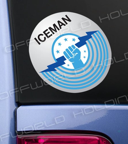 TOP GUN sticker ICEMAN FULL COLOR decal Val Kilmer F14 Tomcat Naval ...