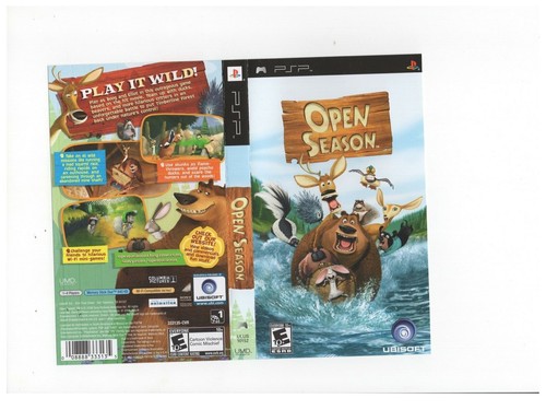 Open Season PSP ARTWORK ONLY Authentic Excellent | eBay