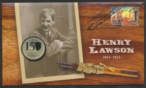 Australia: 2017 $1 150th Anniversary of Birth of Henry Lawson Coin PNC ...