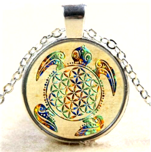 TURTLE SYMBOL SIGN CELTIC ART NORDIC pendant Sterling Silver 925 20 ...