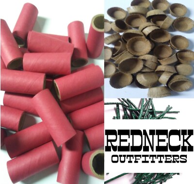 Pyro Tube Supplies Red Salute 5/8 x 1-1/2 w/kraft plugs 25ct | eBay