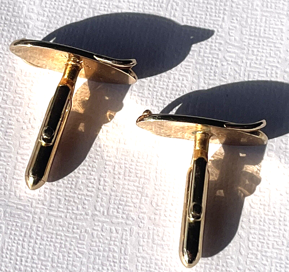 1970's Men prefer SWANK Cufflinks Gold Tone | eBay