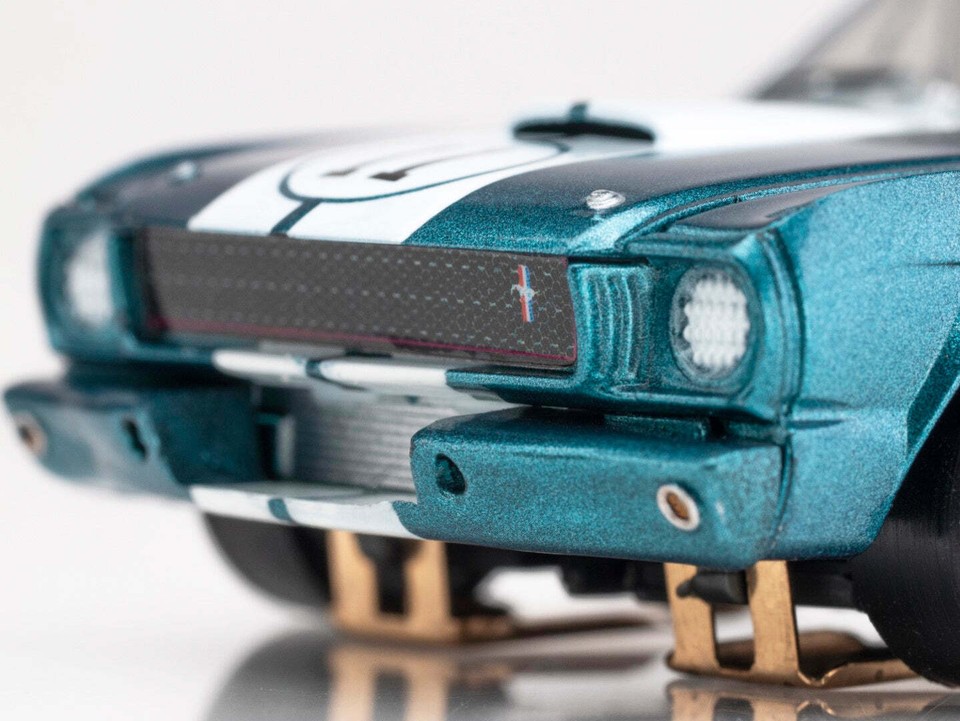 AFX 1965 Shelby Mustang GT350R Mark Donohue HO Slot Car 22071 Mega G+ ...