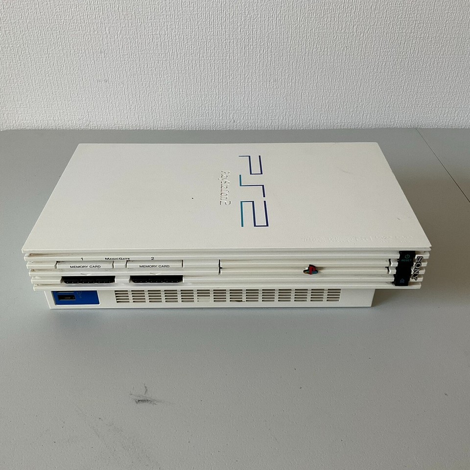 SONY ps2 PlayStation2 White SCPH-50000 Used Good JP W/ Game Console ...