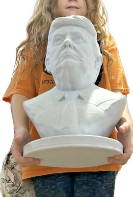 Gigantic! 343MM Tall President Donald Trump Bust Marble 3d Print | eBay