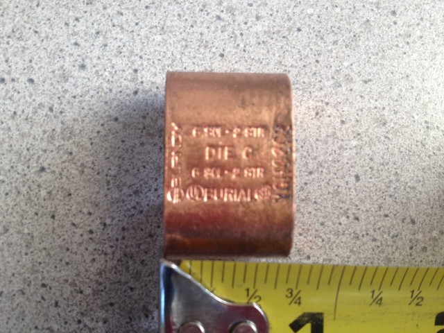 NOS BURNDY Yghc2c2 ILSCO Elt-1 Copper Compression Crimp C Tap 6sol-2str ...