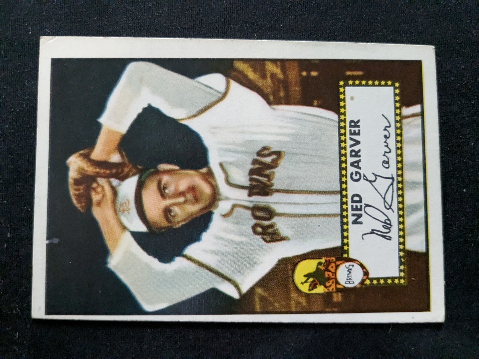 1952 Topps Baseball Card # 212 Ned Garver - St. Louis Browns (VG/EX) | eBay