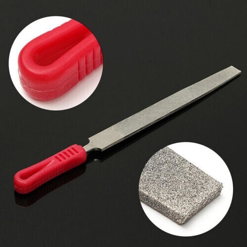 10'' 250mm 120 Grit Alloy Long Diamond Coated Flat File Filing Stone ...