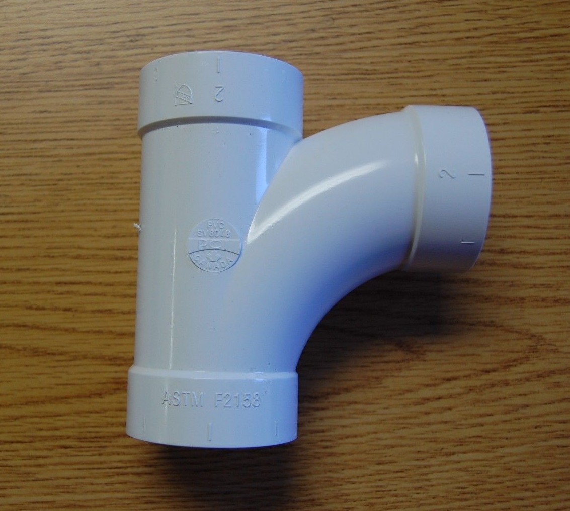 2" Y Wye PVC Fitting 90 Degree Plumbing Central Vac Vacuum | eBay
