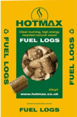 Hotmax Fuel Logs Fire Pit /Chimney/Fires/20kg Bag FAST FREE DELIVERY ...