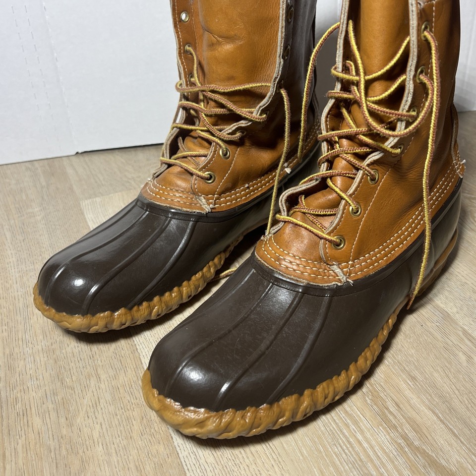 LL Bean Duck Insulated Maine Hunting/Snow/Pac Boots Vintage Men’s Size ...