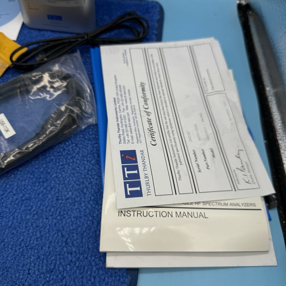 TTi PSA1301T 1.3GHz RF Spectrum Analyzer - NOT FULLY TESTED | eBay