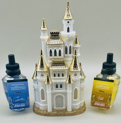 Bath & Body Works DISNEY PRINCESS CASTLE Light Up PROJECTOR Wallflower ...