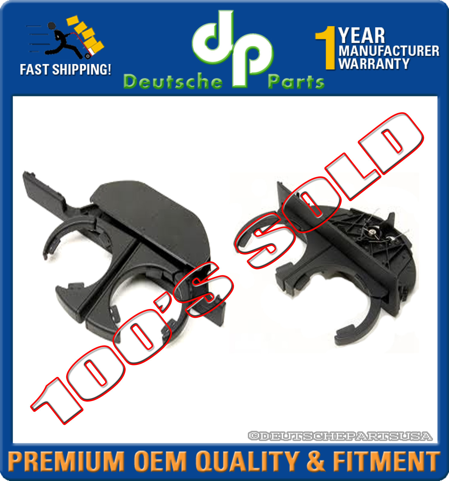 FRONT REAR CUP HOLDER SET for BMW E39 525i 528i 540i 51168190205 ...