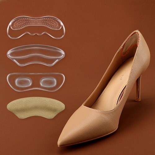 2pcs Feet Care Gel Heel Patch Non Slip Back Heel Protector Sticker High ...