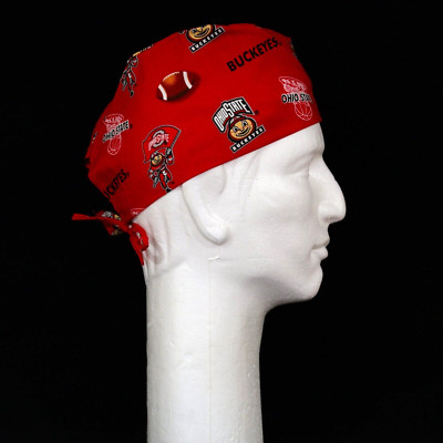 Ohio State Buckeyes Theme Scrub Hat | eBay