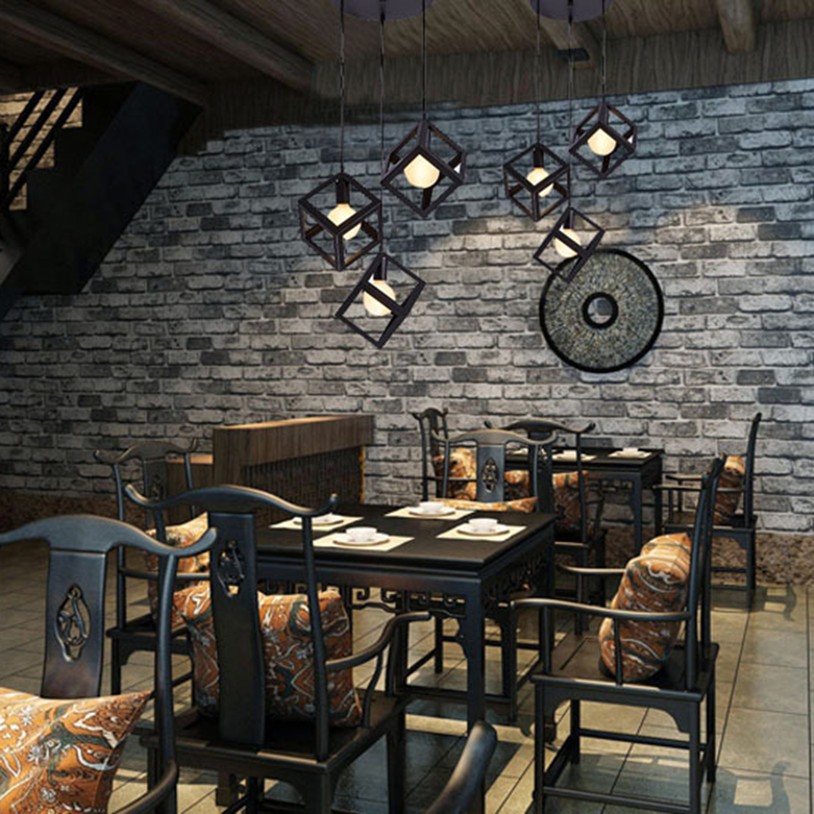 Ceiling Light Creative Shape Illumination Square Modern Hanging Lamp ...