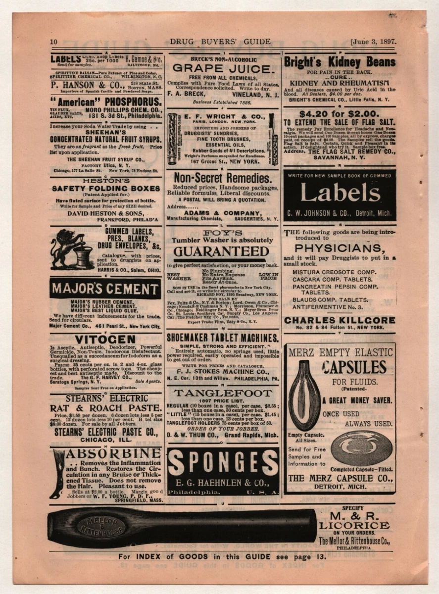 Drug Advertisements Newspaper