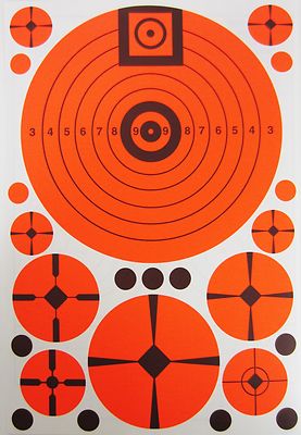 (10 Sheets) Lyman® Targ-Dots® E-ZEE Aim Match 1/2" to 6", Adhesive FREE ...