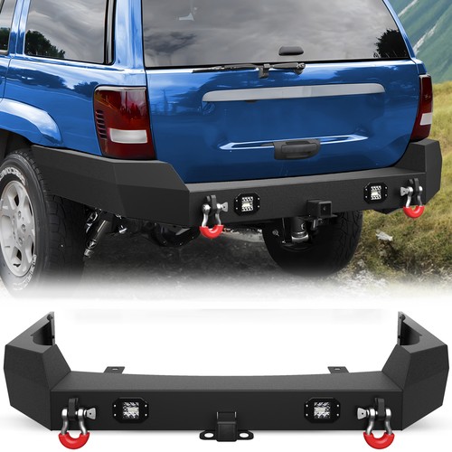 Steel Rear Bumper For Jeep 2nd Gen Grand Cherokee WJ 1999-2004 Off-Road ...