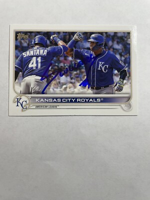 Sluggerrr Mascot Signed Autographed 2022 Kansas City Royals Team Card ...