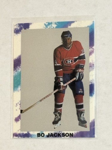 1990 Promo Card Bo Jackson Bo Knows Hockey | eBay
