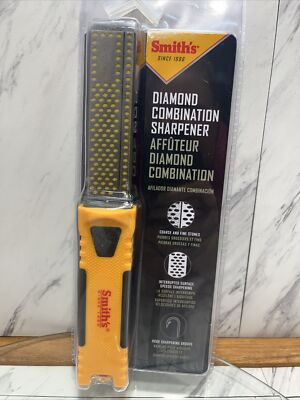 Smith's DCS4 Combination Sharpener 4" Diamond, 325 Coarse & 750 Fine ...