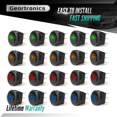 Rocker - Blue Rocker Switch