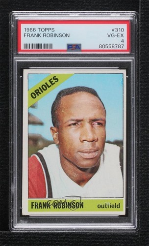 1966 Topps Frank Robinson #310 PSA 4 HOF | eBay