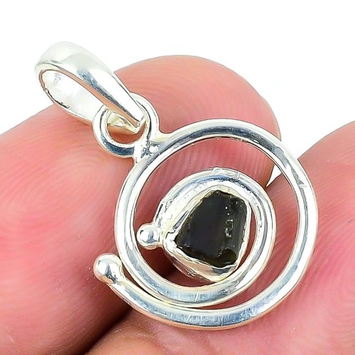 Third Eye Chakra Natural Moldavite 925 Solid Silver Unique Mother ...