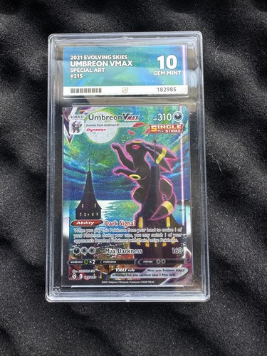 Umbreon VMax Alt Art ACE Grading 10 Evolving Skies 215/203 | eBay