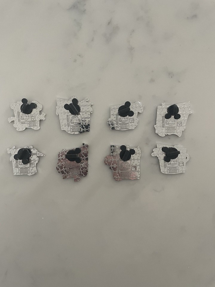 Disney Parks Pin Set Play In The Parks Complete Pin Set Of 8, Authentic ...