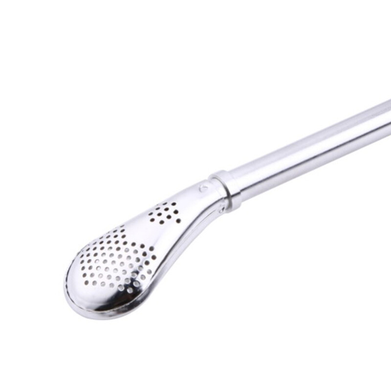 Spoon Tea Filter Mate Tea Straws Stainless Steel Drinking Straw ...