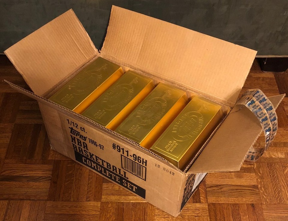 1996-97 Topps Basketball GOLD BAR Factory Set - (My LAST Set, PLUS the ...