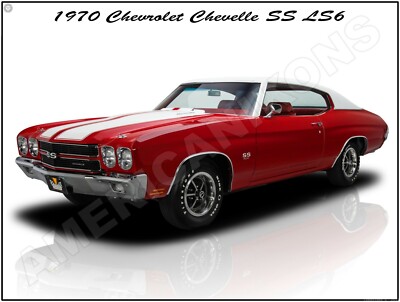1970 Chevrolet Chevelle SS 454 LS6 New Metal Sign: Fully Restored Large ...