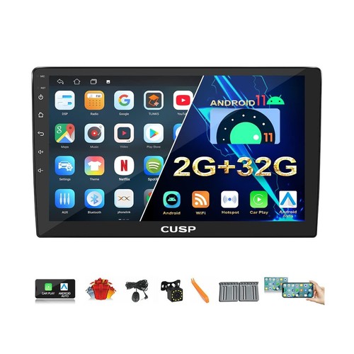 CUSP Car Stereo Radio GPS 9 Inch Android Double Din Navigation HD 1280 ...
