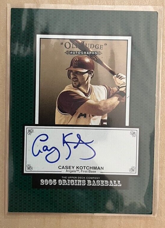 2004 Upper Deck , Old Judge , Casey Kotchman Autograph | eBay