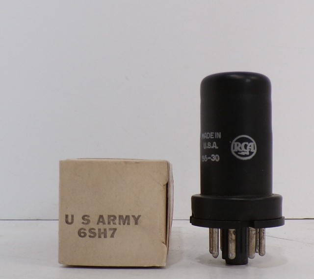 2 RCA 6SH7 Vacuum Tubes NOS Tested Matching Codes for sale online | eBay