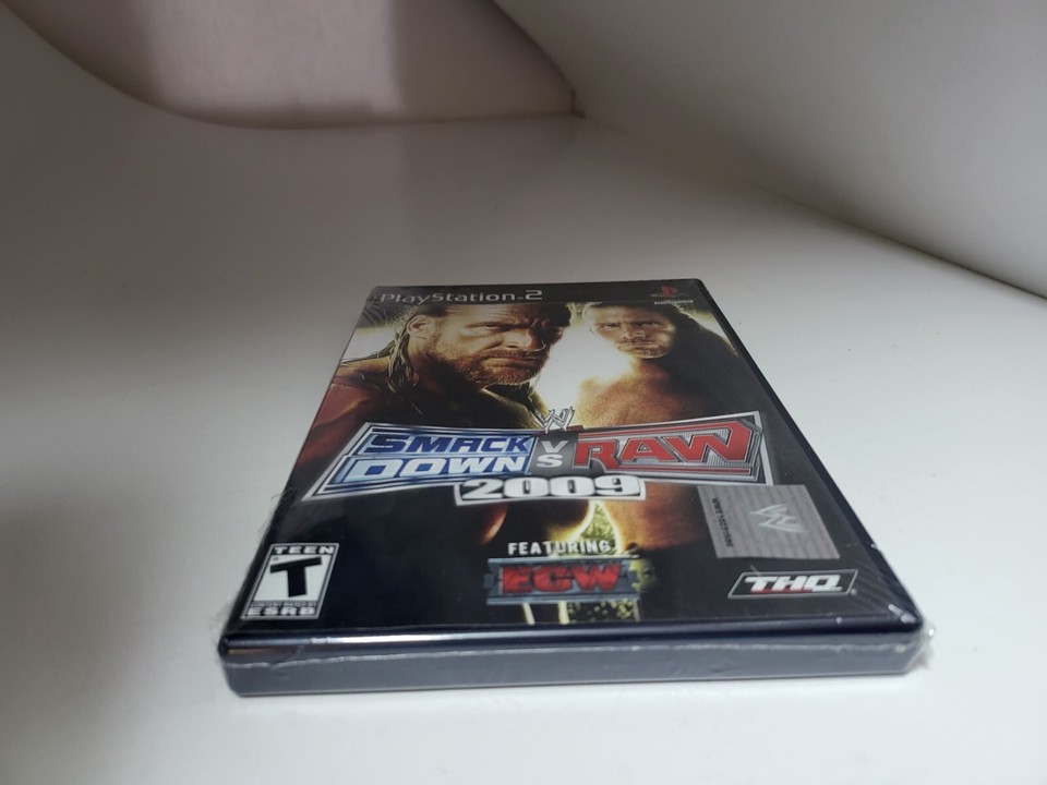 MINT WWE SmackDown vs. Raw 2009 Featuring ECW PS2 NTSC NEW Never used # ...