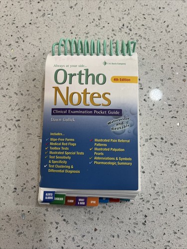 Ortho Notes : Clinical Examination Pocket Guide by Dawn T. Gulick (2018 ...